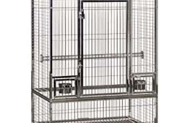 Stainless steel bird cage